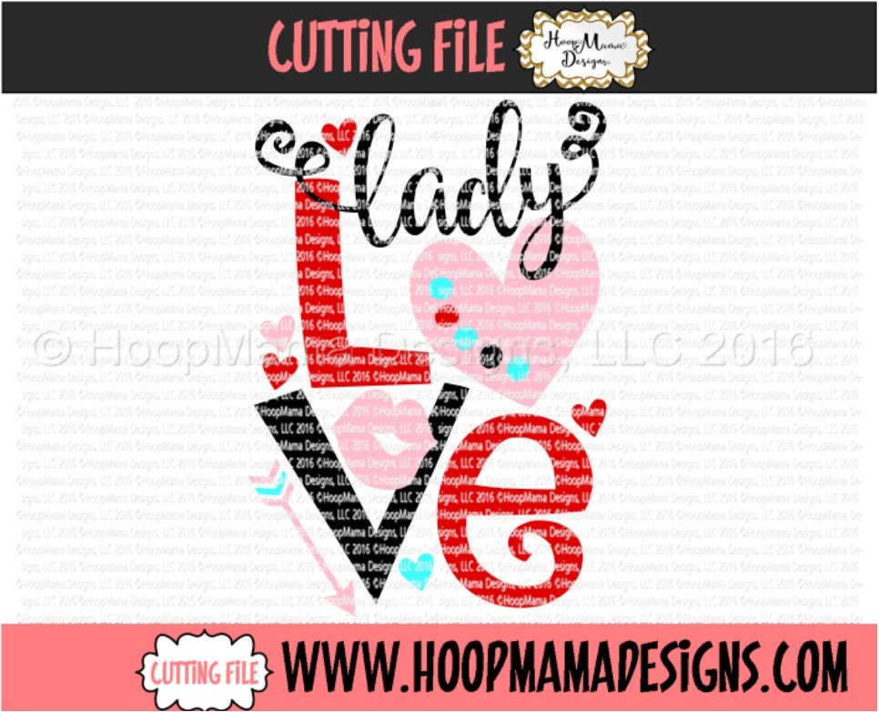 Lady Love SVG DXF eps and png Files for Cutting Machines Cameo | Etsy