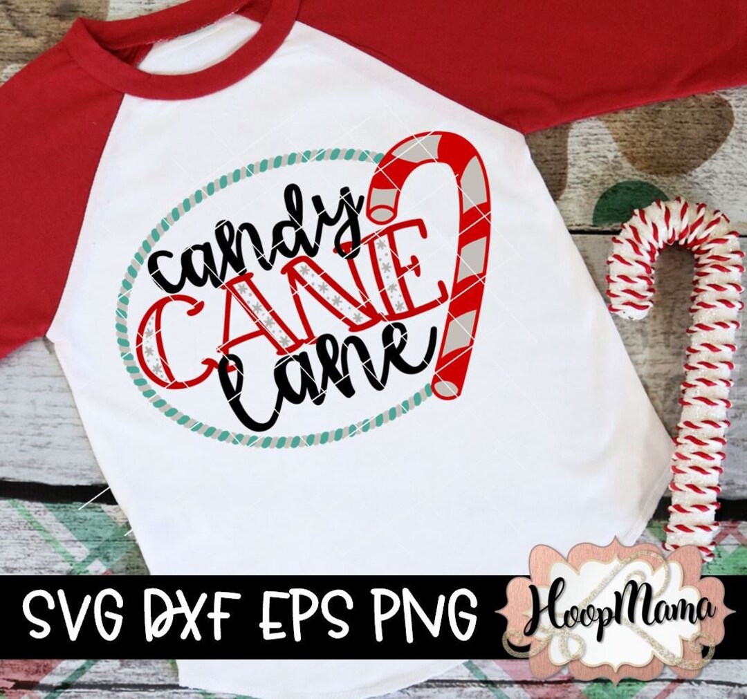 Candy Cane Lane SVG DXF Eps and Png Files for Cutting Machines Cameo or ...