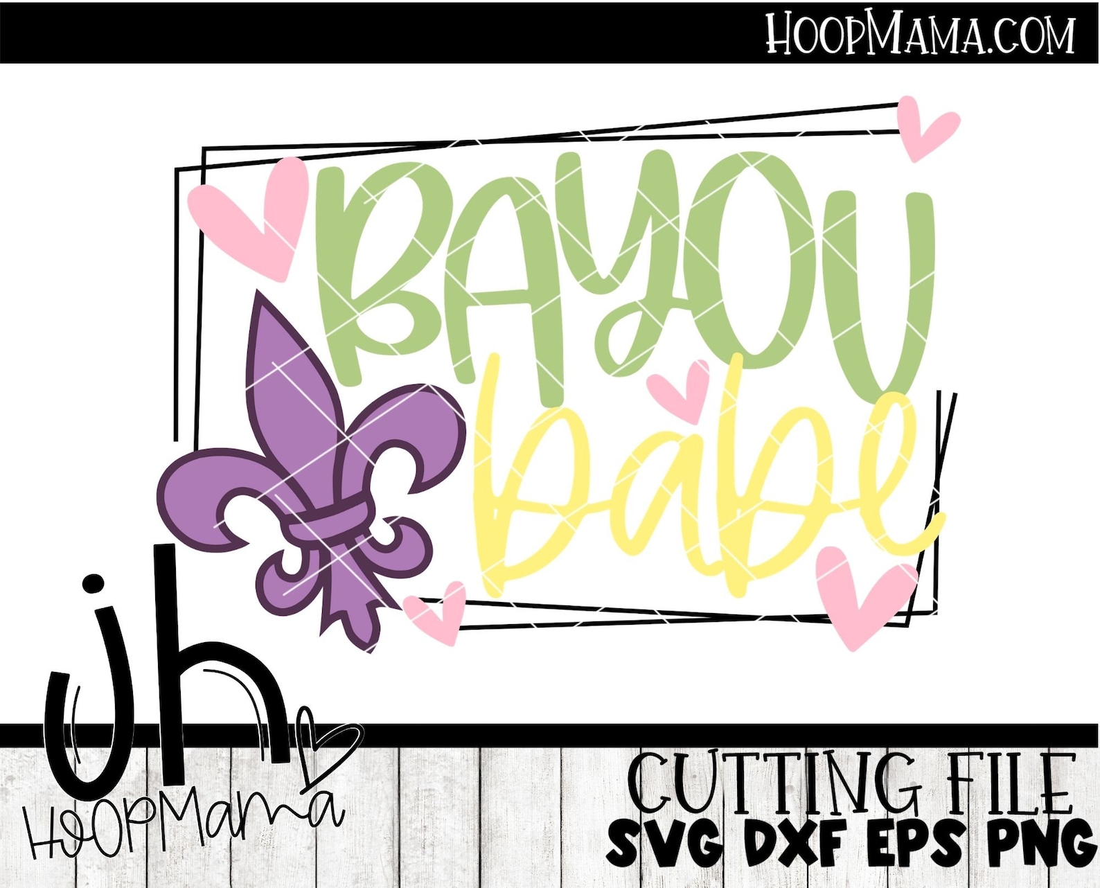 Bayou Babe SVG Cutting File - Mardi Gras Cut Files - Fleur De Lis SVG ...