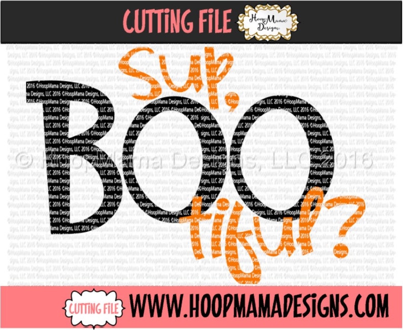 Sup Boo Tiful Halloween SVG DXF Eps and Png Files for Cutting - Etsy