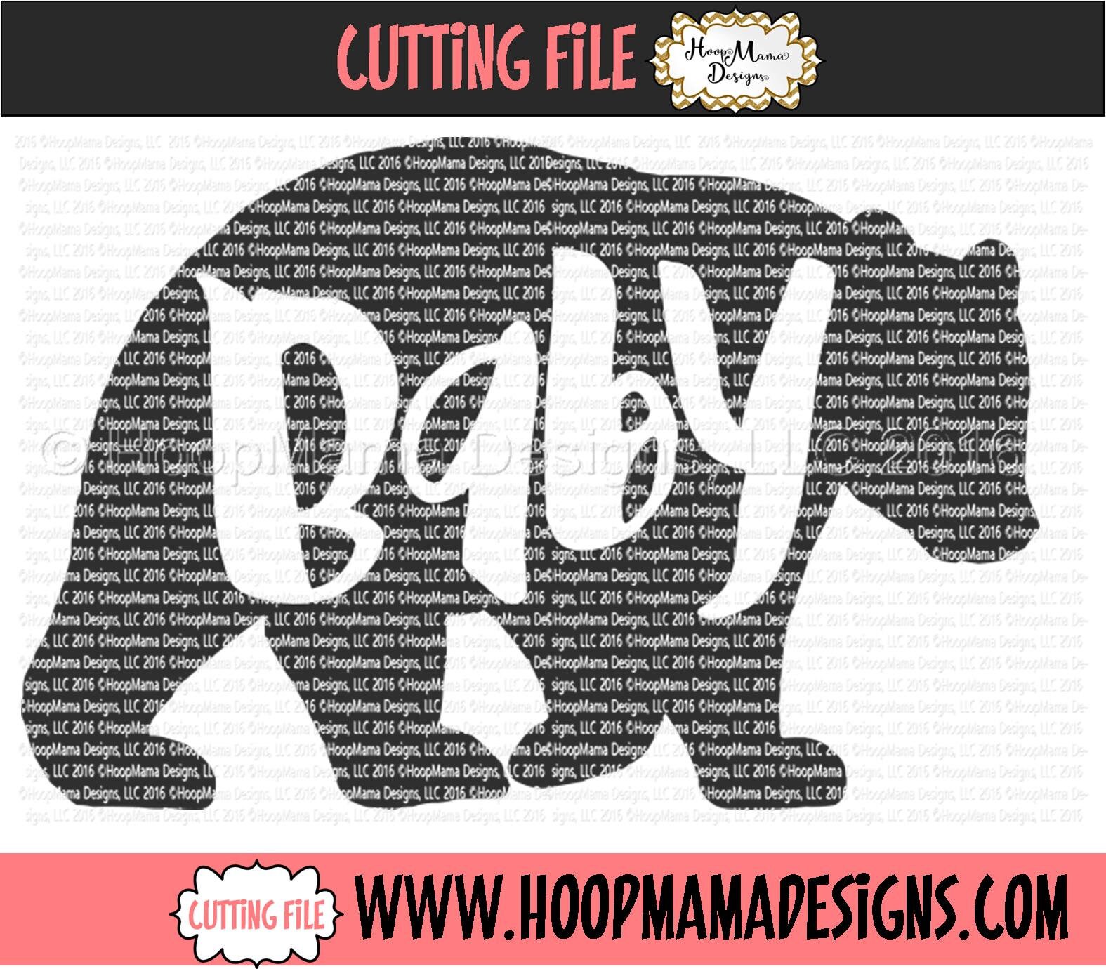 Baby Bear SVG DFX EPS and Png Files for Cutting Machines | Etsy