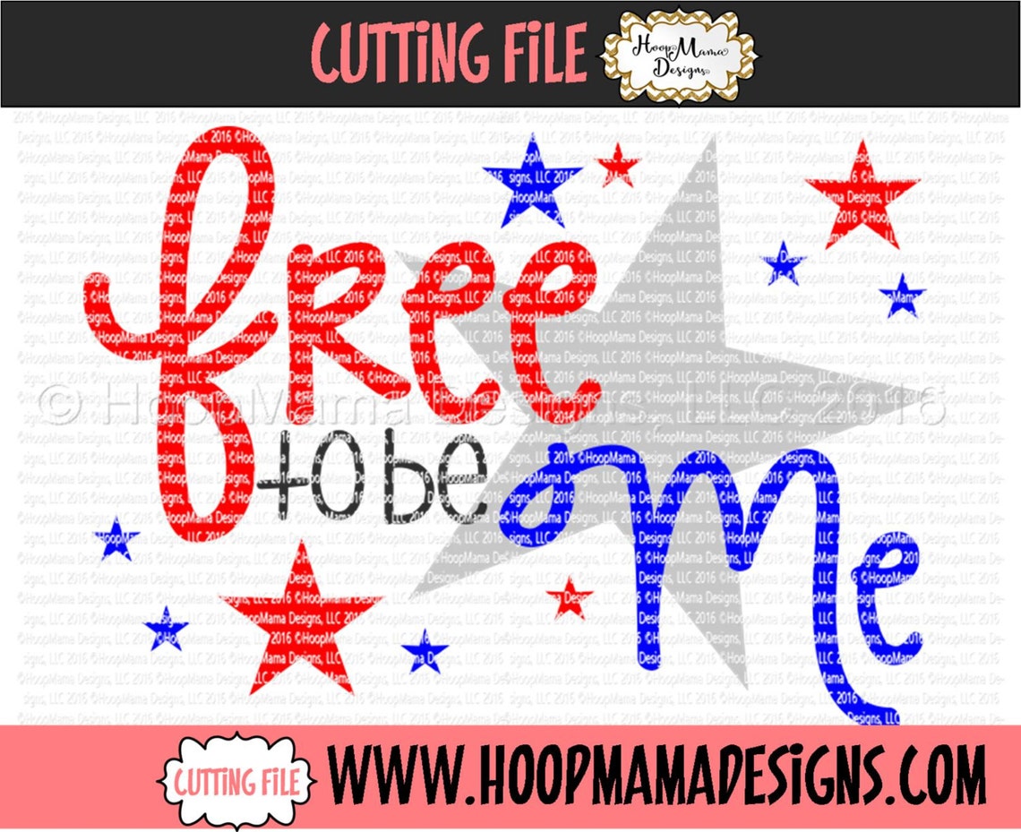 Free to Be Me SVG DXF EPS and Png Files for Cutting Machines - Etsy