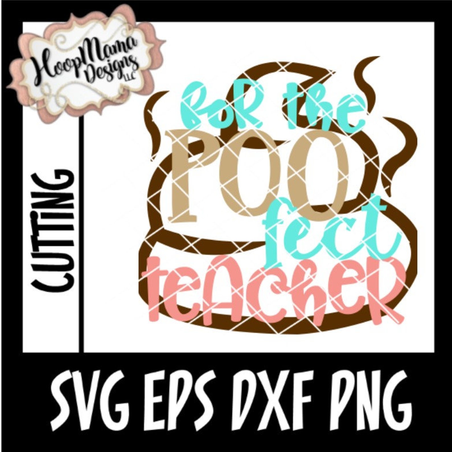 For the Poofect Teache Toilet Paper SVG DXF EPS Png Files for - Etsy