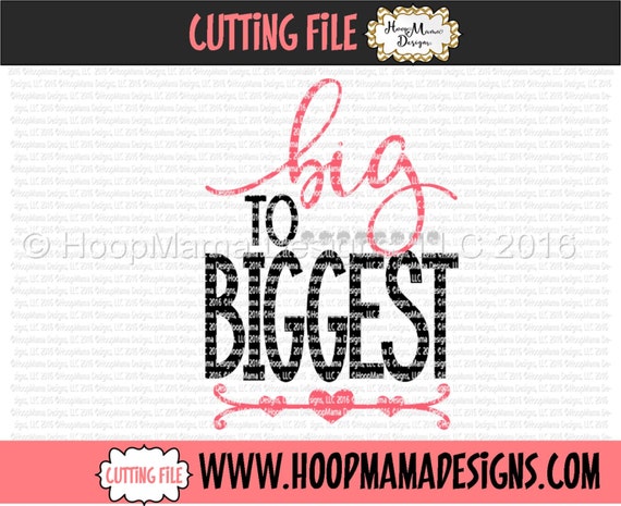 Big to Biggest SVG DXF Eps and Png Files for Cutting Machines - Etsy