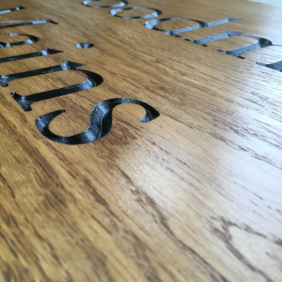 Bespoke Solid Oak Signs - Etsy