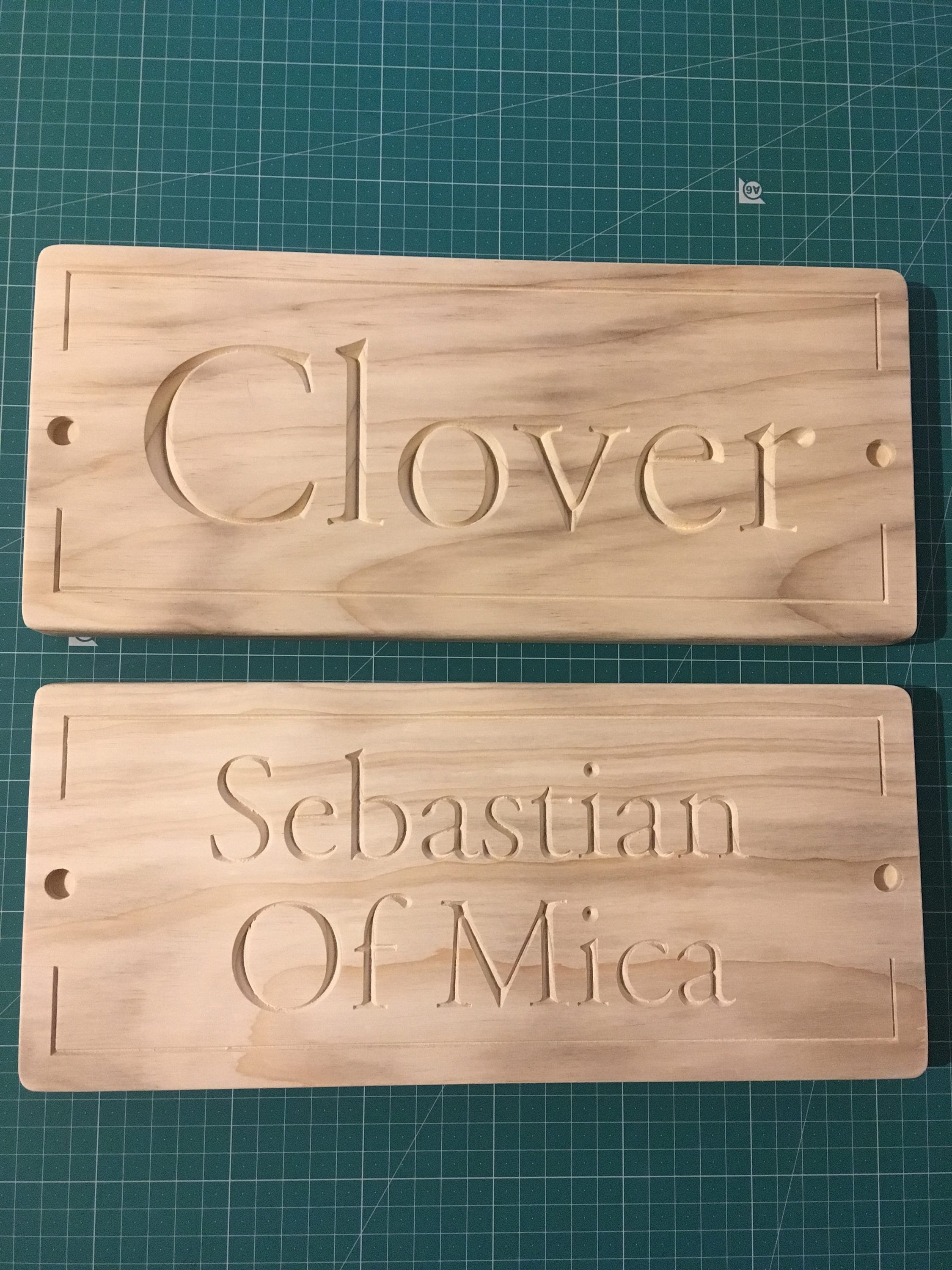 Personalised Engraved Sign Custom Carved Wooden Outdoor House Name ...