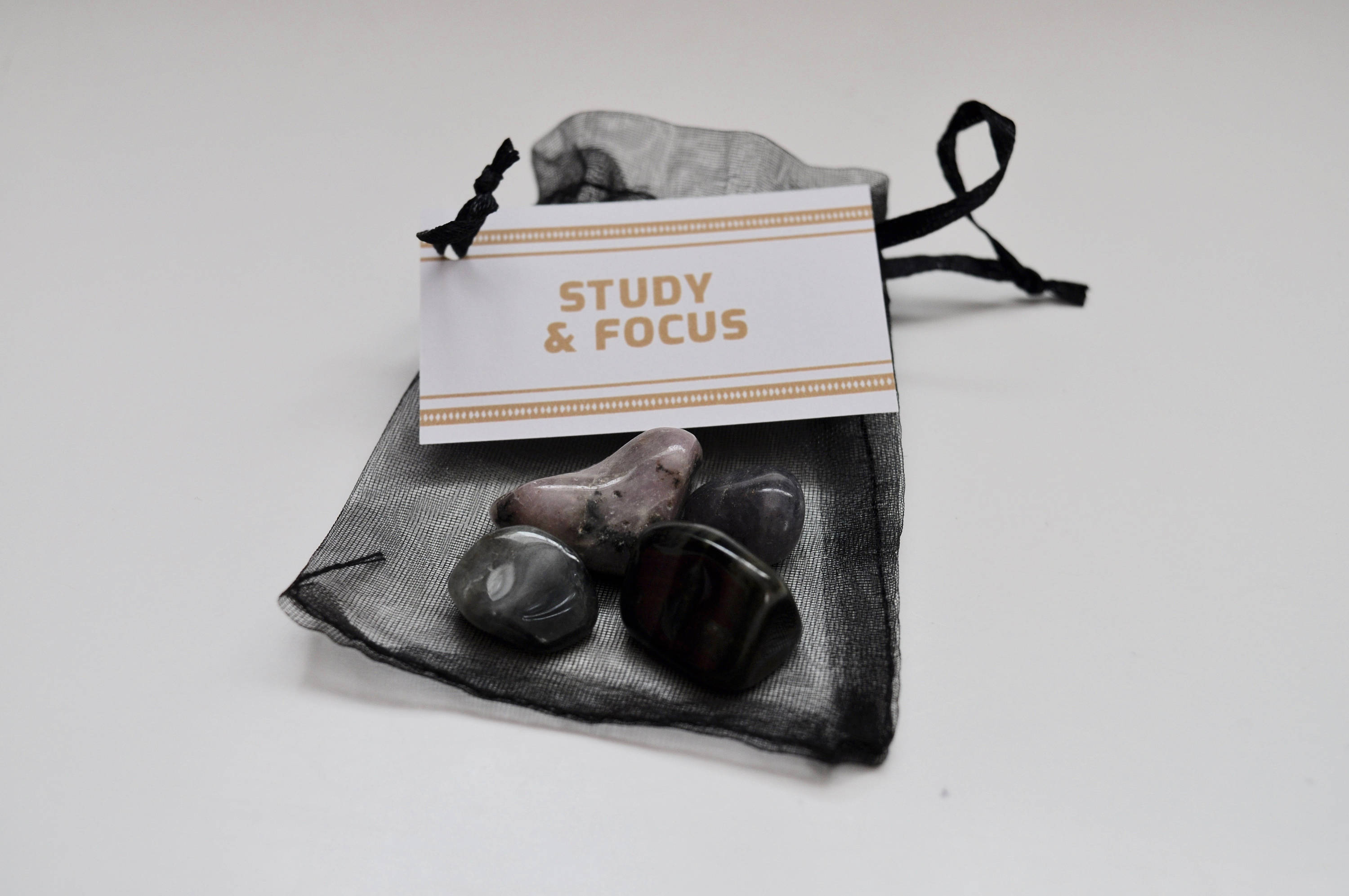 Study & Focus Crystal Set: Meditation Gemstones Gift - Etsy UK