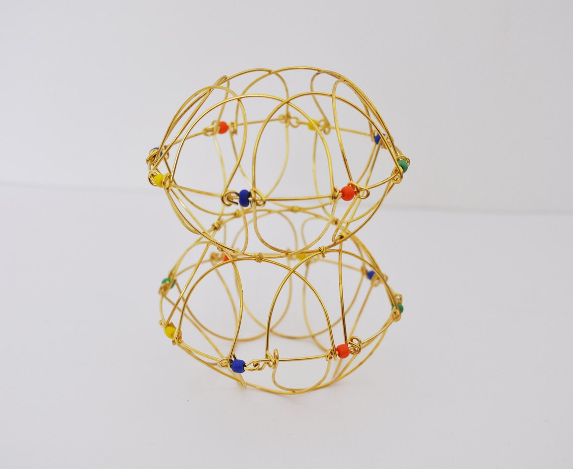 Gold Folding Wire Mandala / Meditation Tool - Etsy