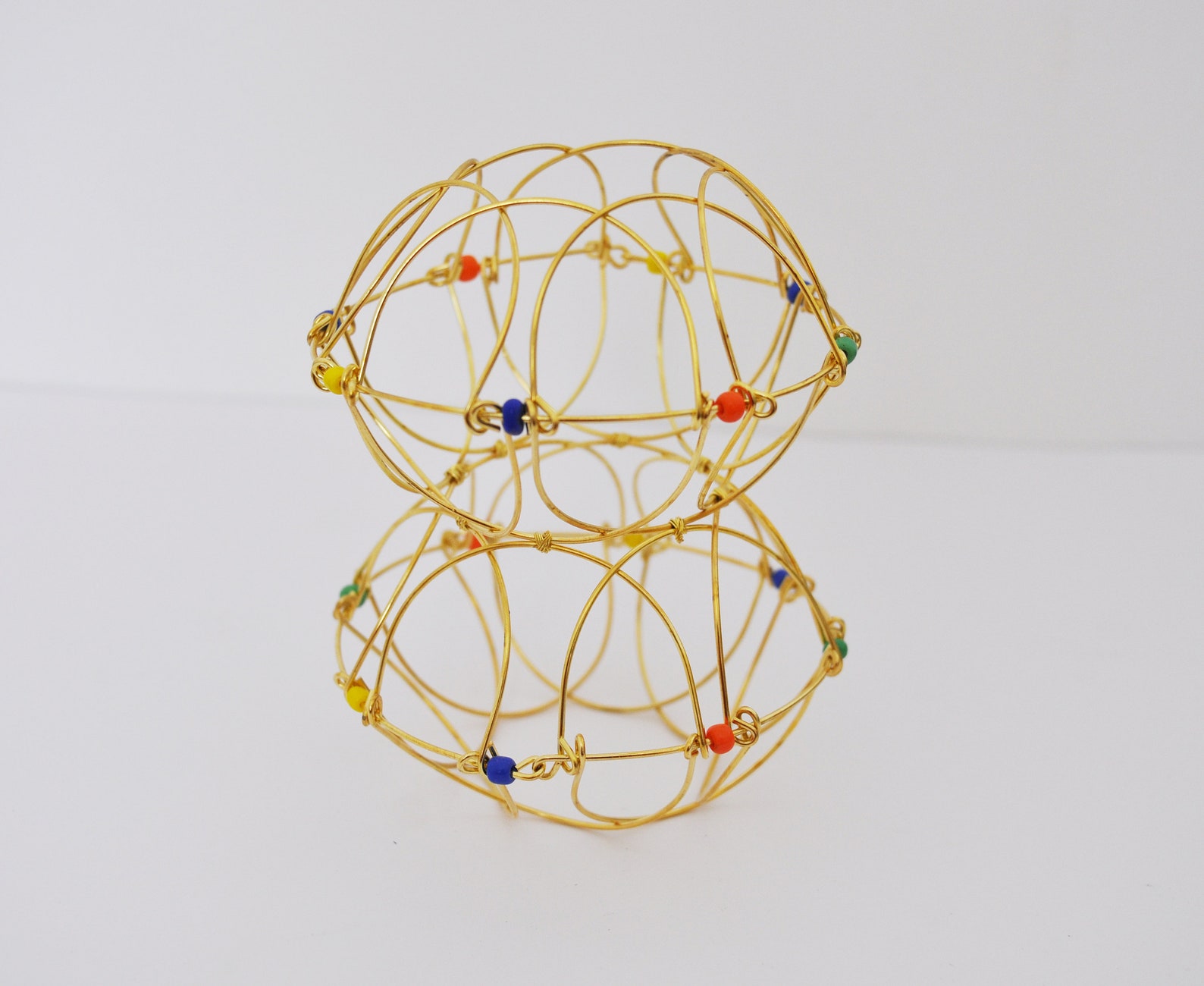 Gold Folding Wire Mandala / Meditation Tool / Mindfulness Gift - Etsy