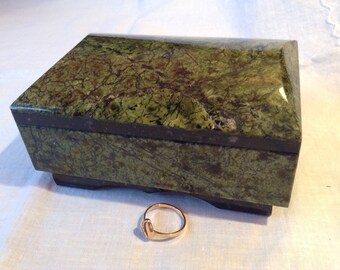 Stone jewelry box | Etsy