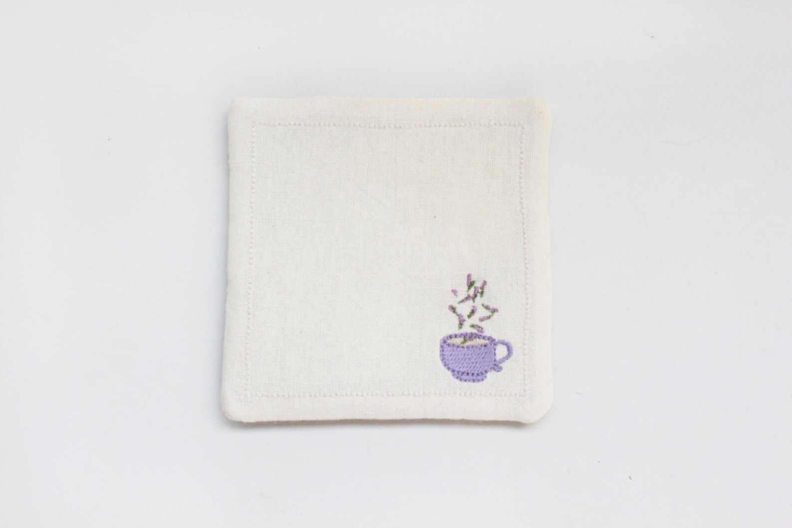 Set of 4 ITH In-the-hoop Coaster Machine Embroidery File - Etsy