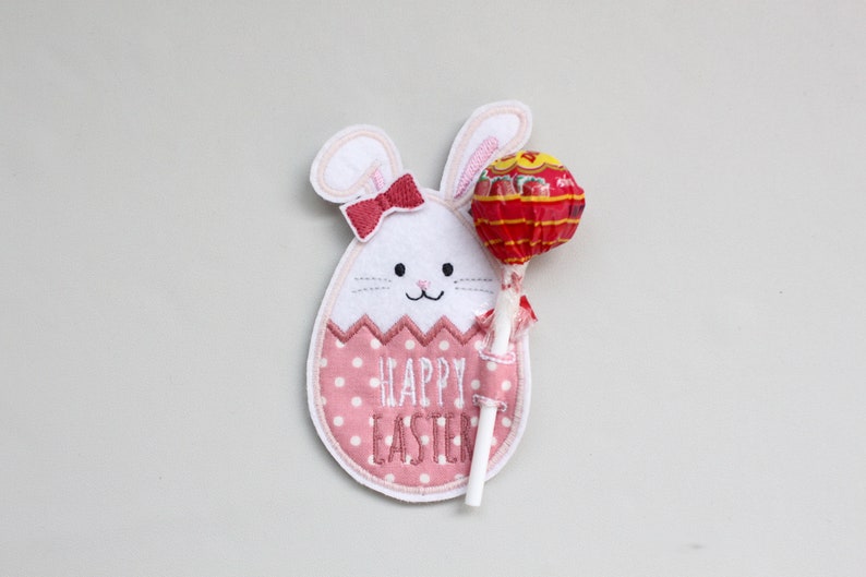 Easter Bunny Candy Holder ITH Embroidery File Instant Download - Etsy UK
