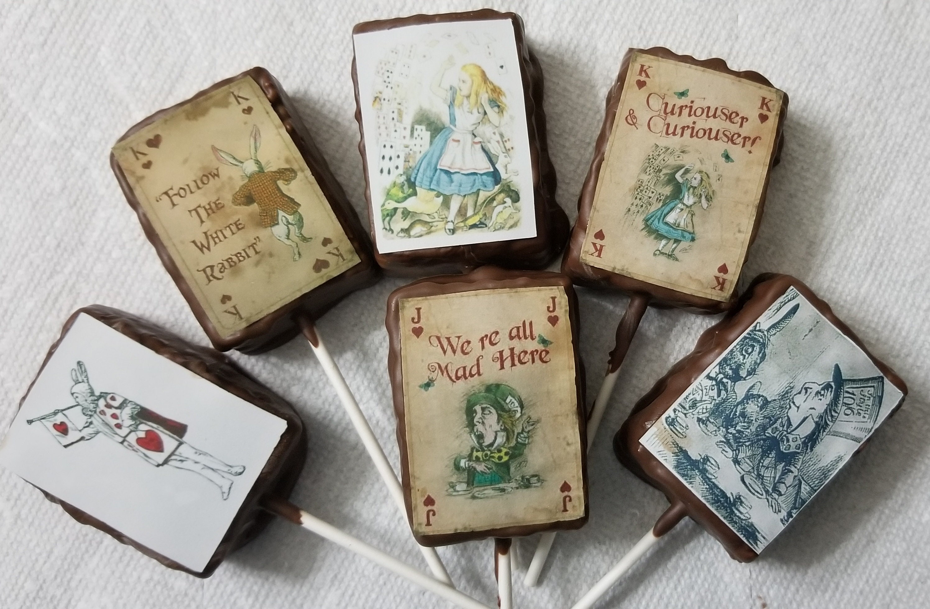 Old Fashioned Alice in Wonderland Inspired Chocolate Covered - Etsy