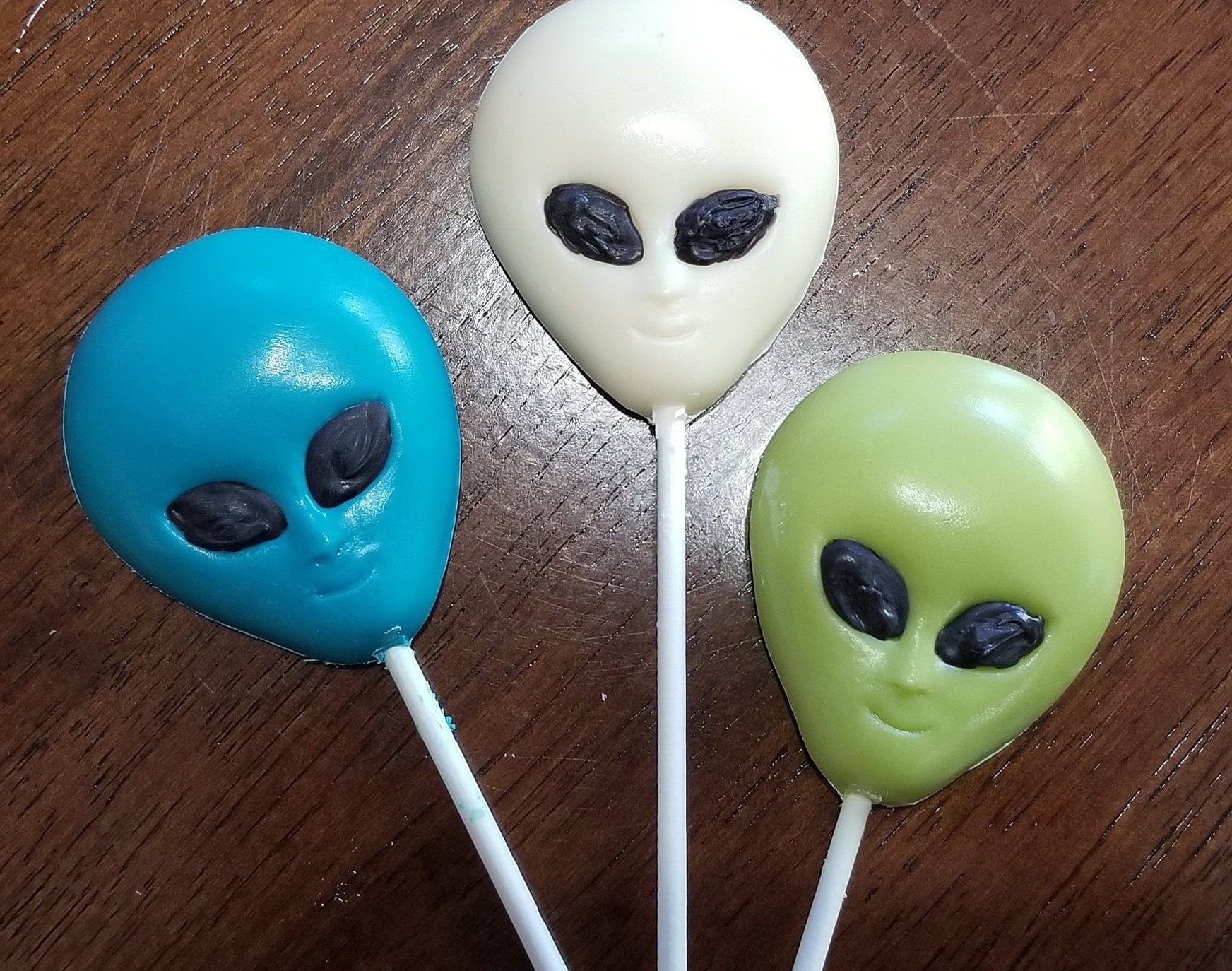 Alien Chocolate Lollipops - Etsy