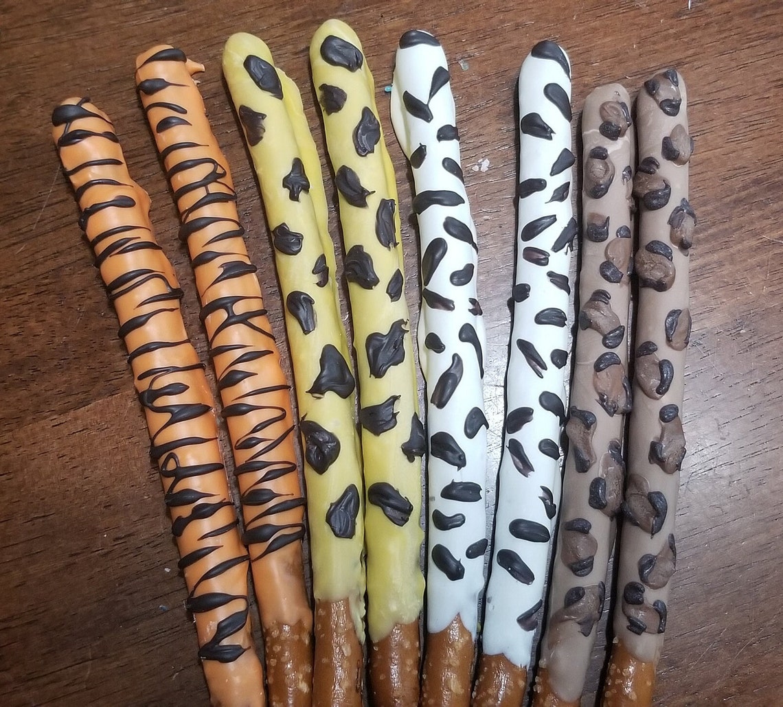 Zoo Animals Zebra Lepard Tiger Cheetah Chocolate Covered | Etsy
