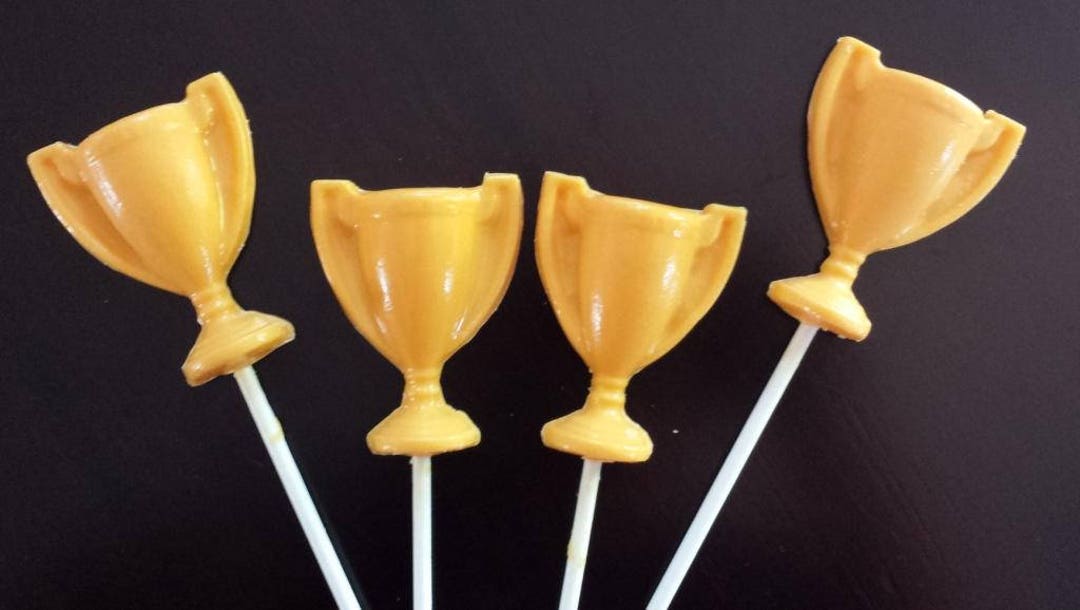 Trophy Prize Chocolate Lollipop Party Favors - Etsy