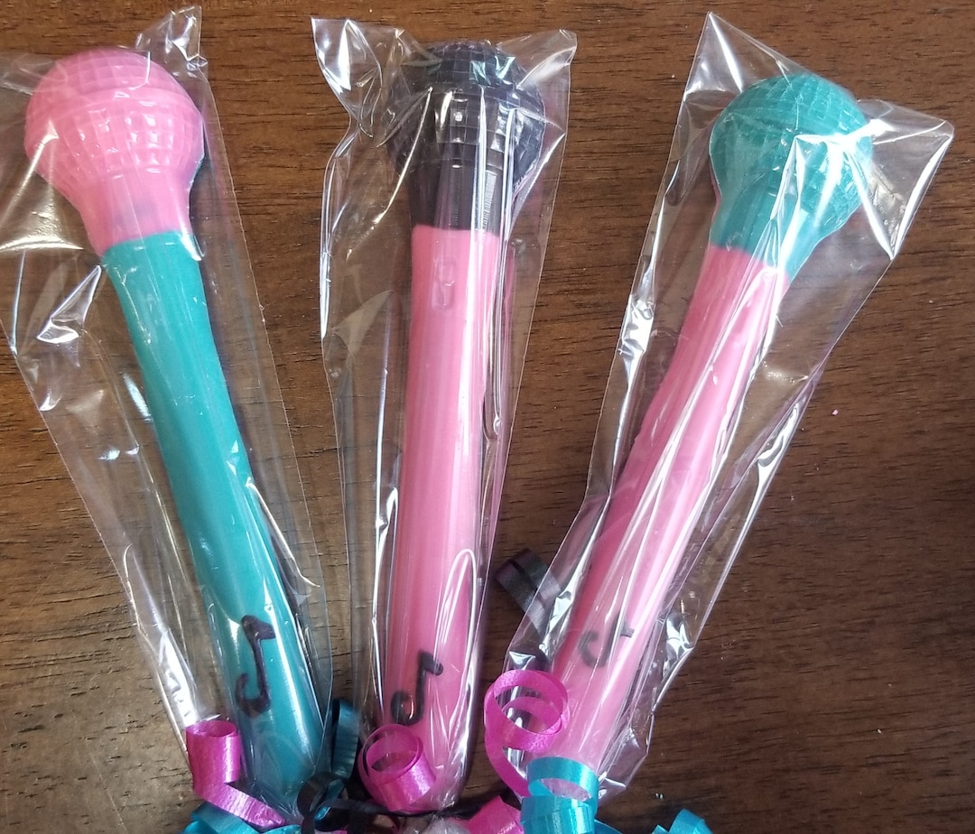 Video App Inspired Microphone Chocolate Covered Pretzel Rod Party ...