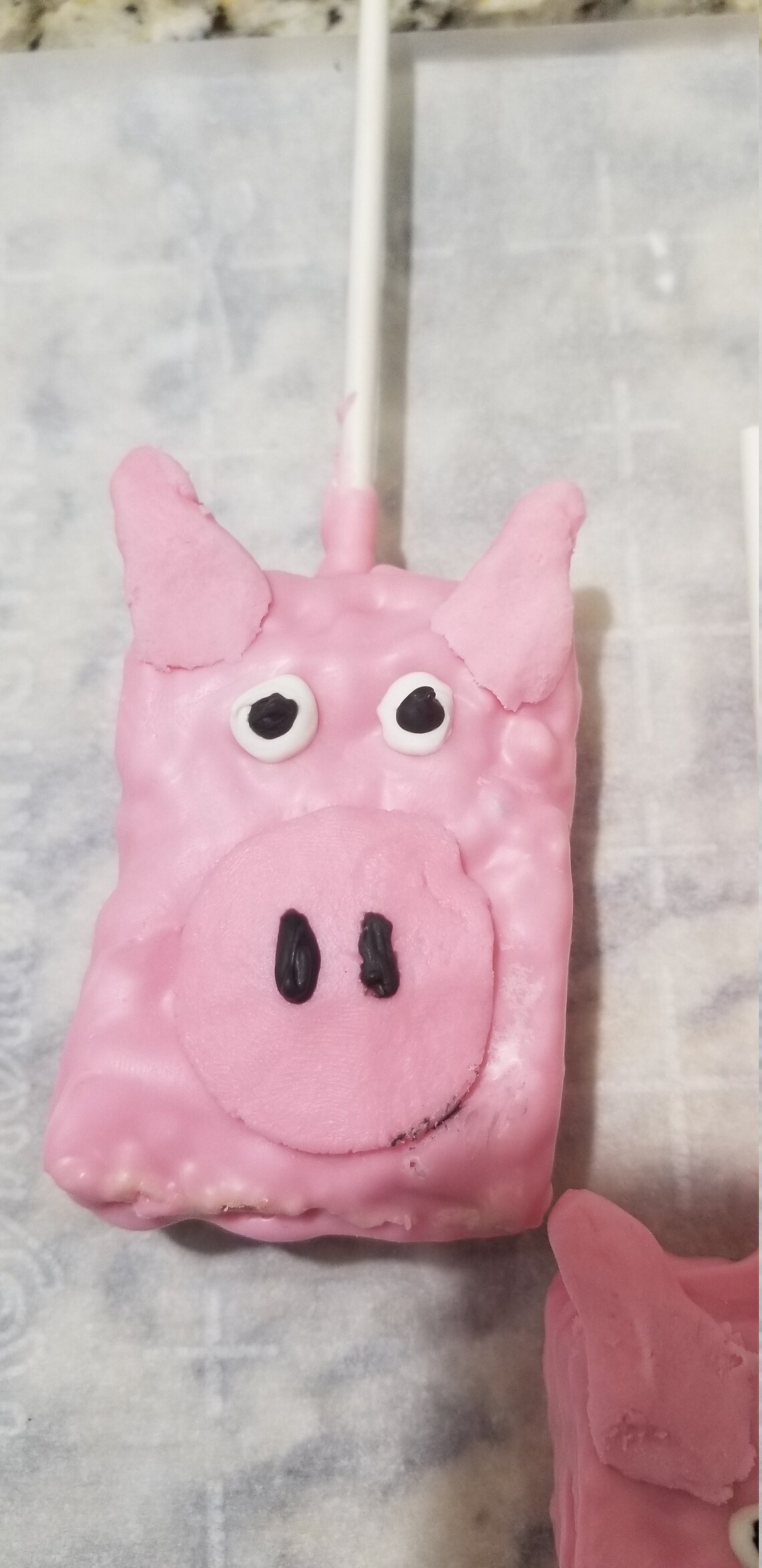 Farm Animals Cow Pig Chocolate Covered Rice Krispies - Etsy