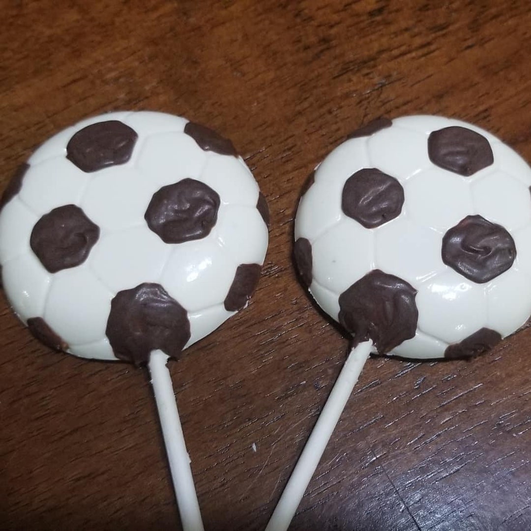 Soccer Ball Chocolate Lollipop Party Favors - Etsy
