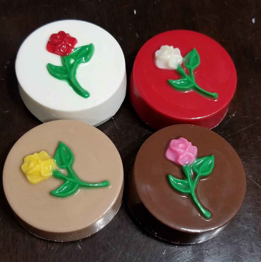 Rose Chocolate Covered Oreo Cookies - Etsy