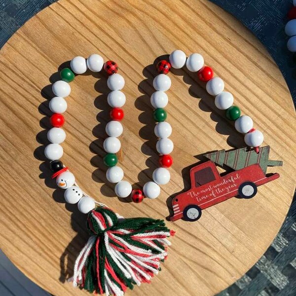 Buffalo Check Beads - Etsy