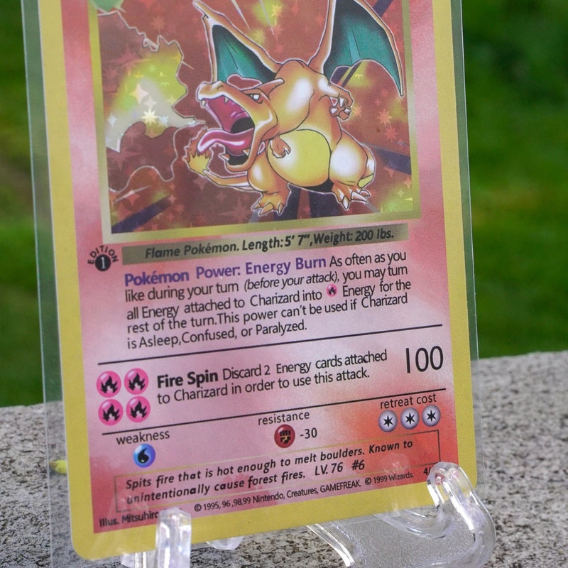 First Edition Charizard - Etsy