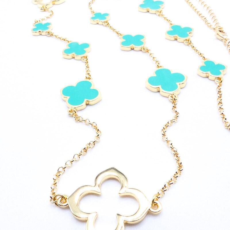 Turquoise Clover - Etsy