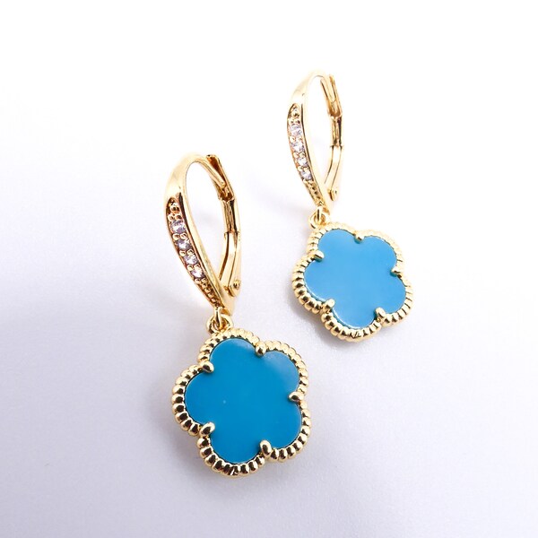 Turquoise Clover - Etsy
