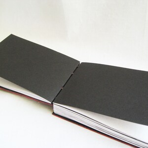 Rustic Journal Artist Book Black Drawing Sketchbook Red - Etsy