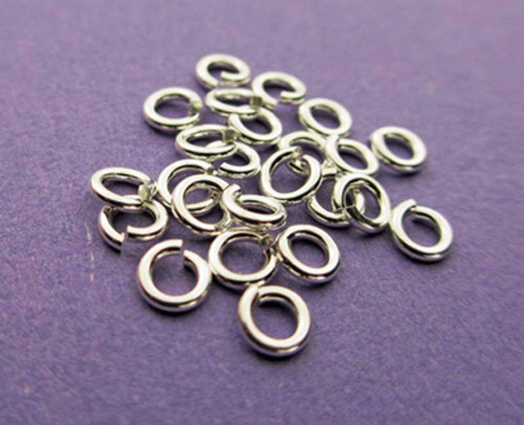New 4mm 20ga 925 Sterling Silver Heavyweight Open Jump Rings - Etsy