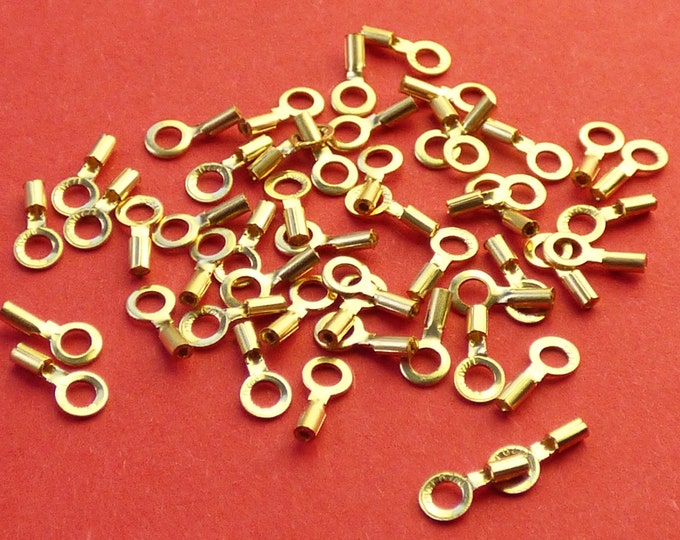 New 2mm Loop With 0.4mm Internal Crimp Diameter 14k Gold - Etsy UK