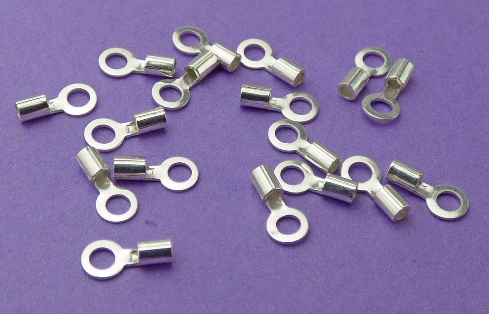 New 3mm x 1mm loop with 0.4mm Internal crimp diameter 925 | Etsy