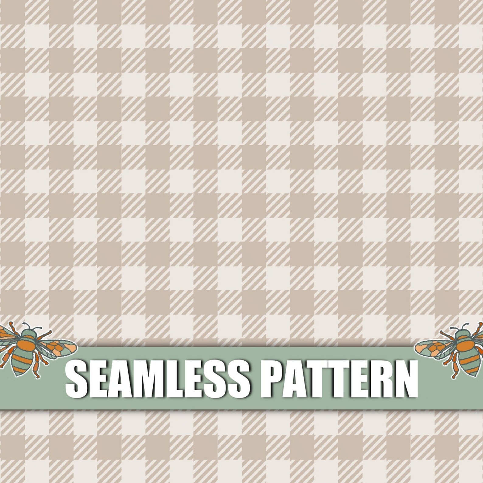 Western Christmas Seamless & PNG Bundle | Seamless Patterns ...