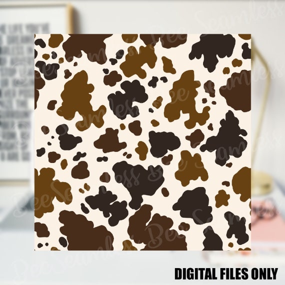 Cow Print Seamless Design - Etsy