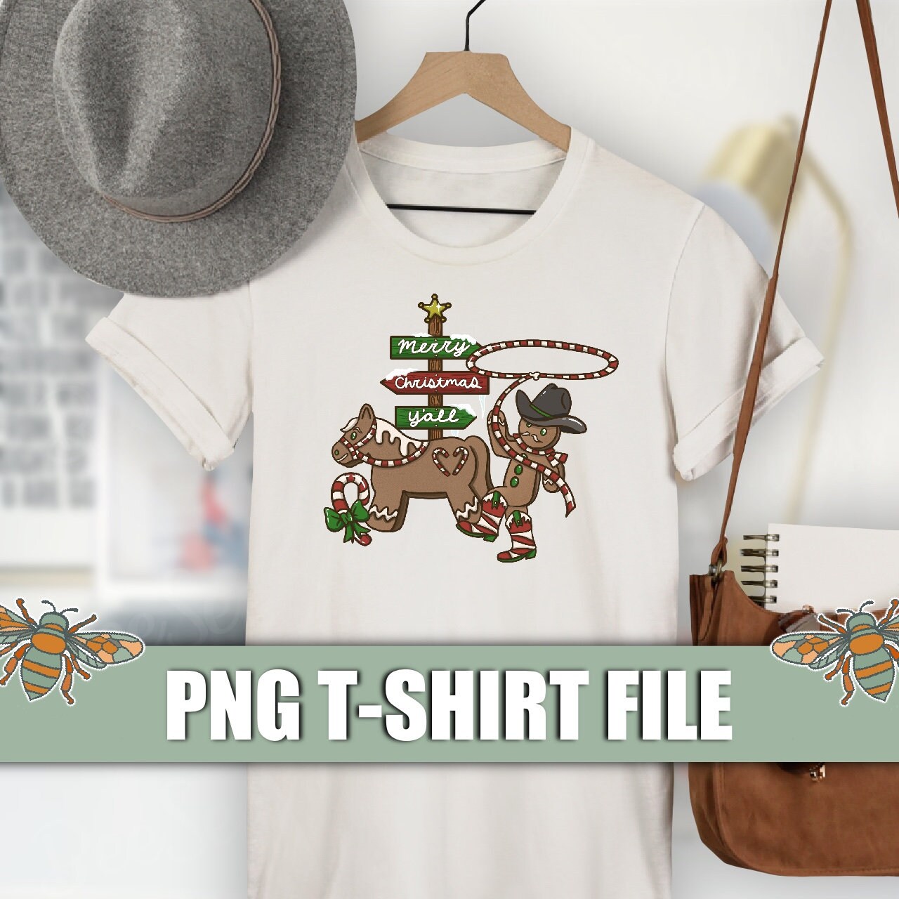 Western Christmas Seamless & PNG Bundle | Seamless Patterns ...