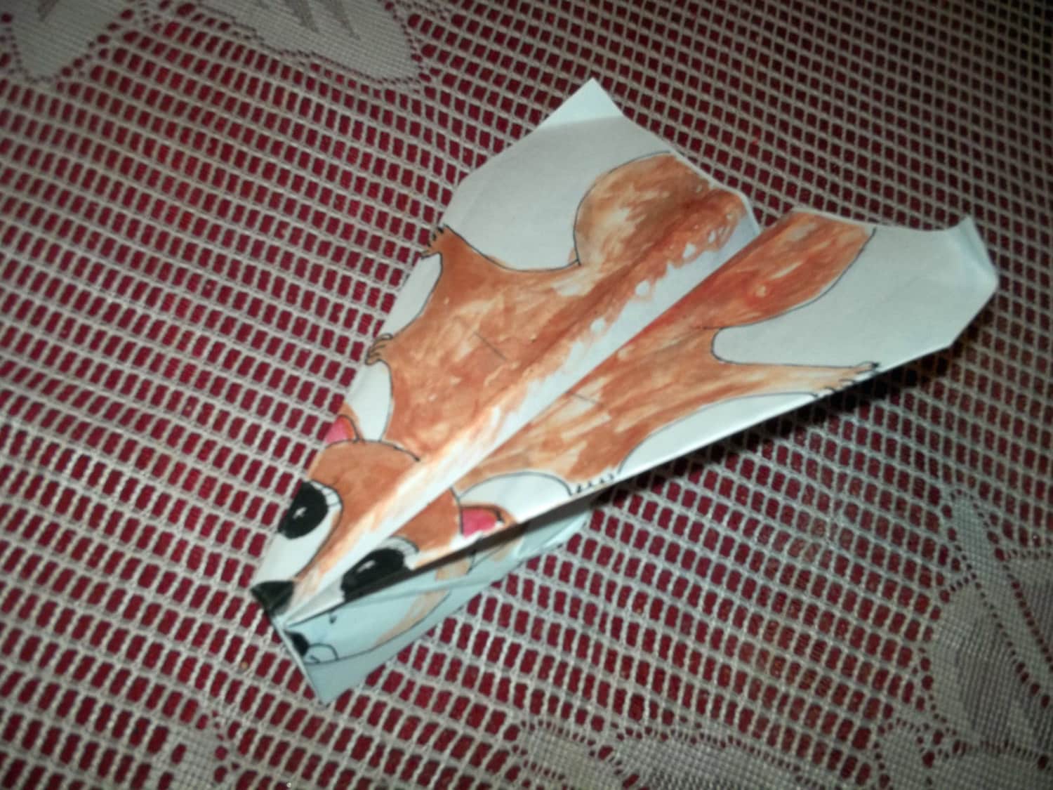 Flying Squirrel Paper Airplane - Etsy