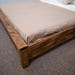 The York Bed Frame Chunky Reclaimed Pine Wood With Loft End Footboard ...