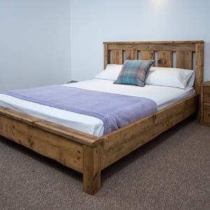 The Windsor Bed Frame Chunky Reclaimed Pine Wood With Loft End ...