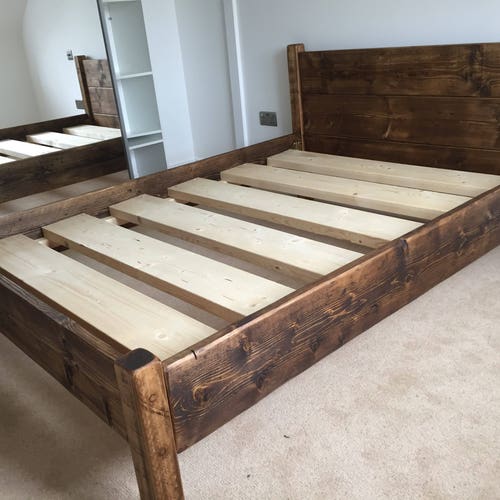 Scaffold Bed Using Recycled Reclaimed Industrial Steel and | Etsy