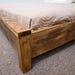 The York Bed Frame Chunky Reclaimed Pine Wood With Loft End Footboard ...