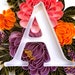 Initial A Paper Quilling Nursery Art Decor - Initial Art Gifts for ...