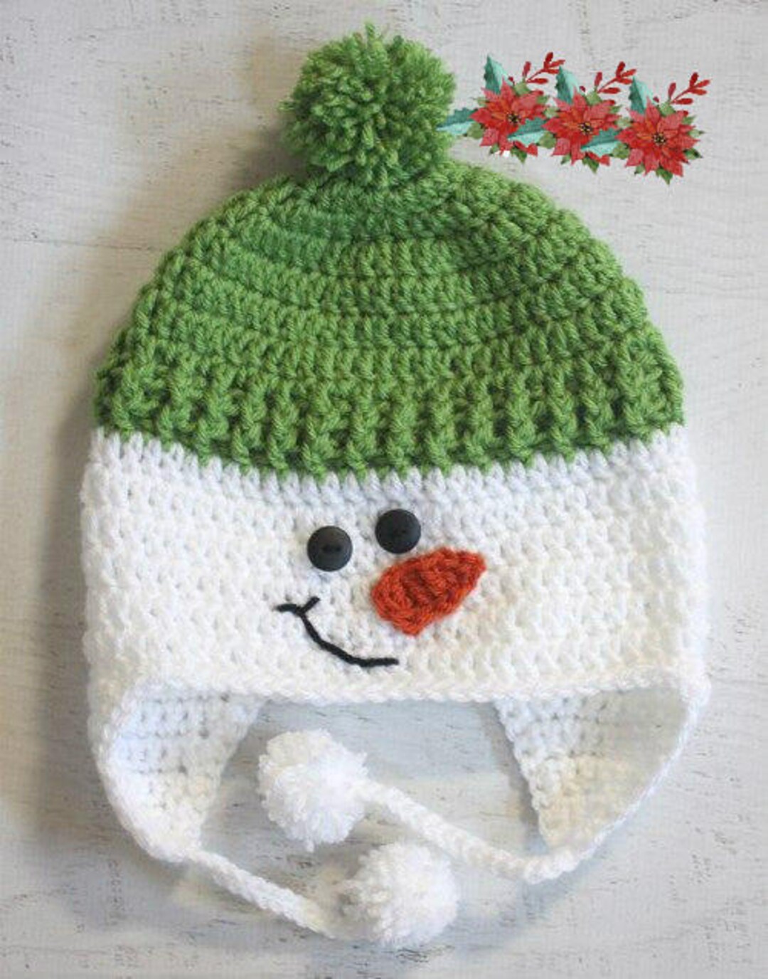 Best Selling Snowman Hat / Crochet Snowman Hat / Crochet Hat - Etsy