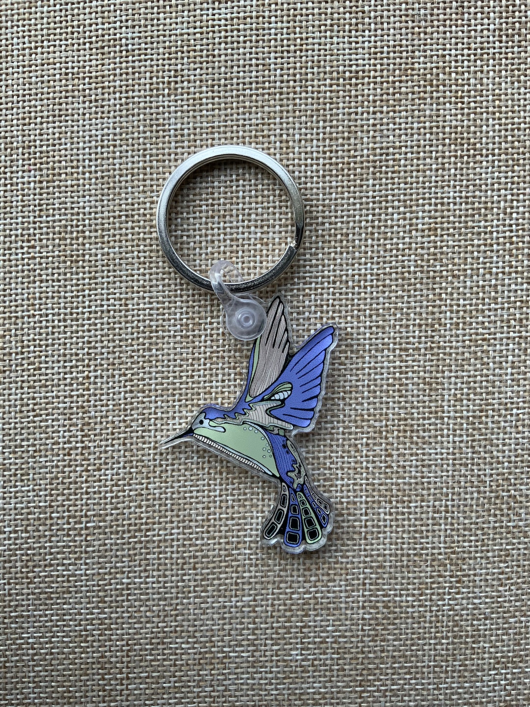 Hummingbird Keychain- Original Design - Etsy