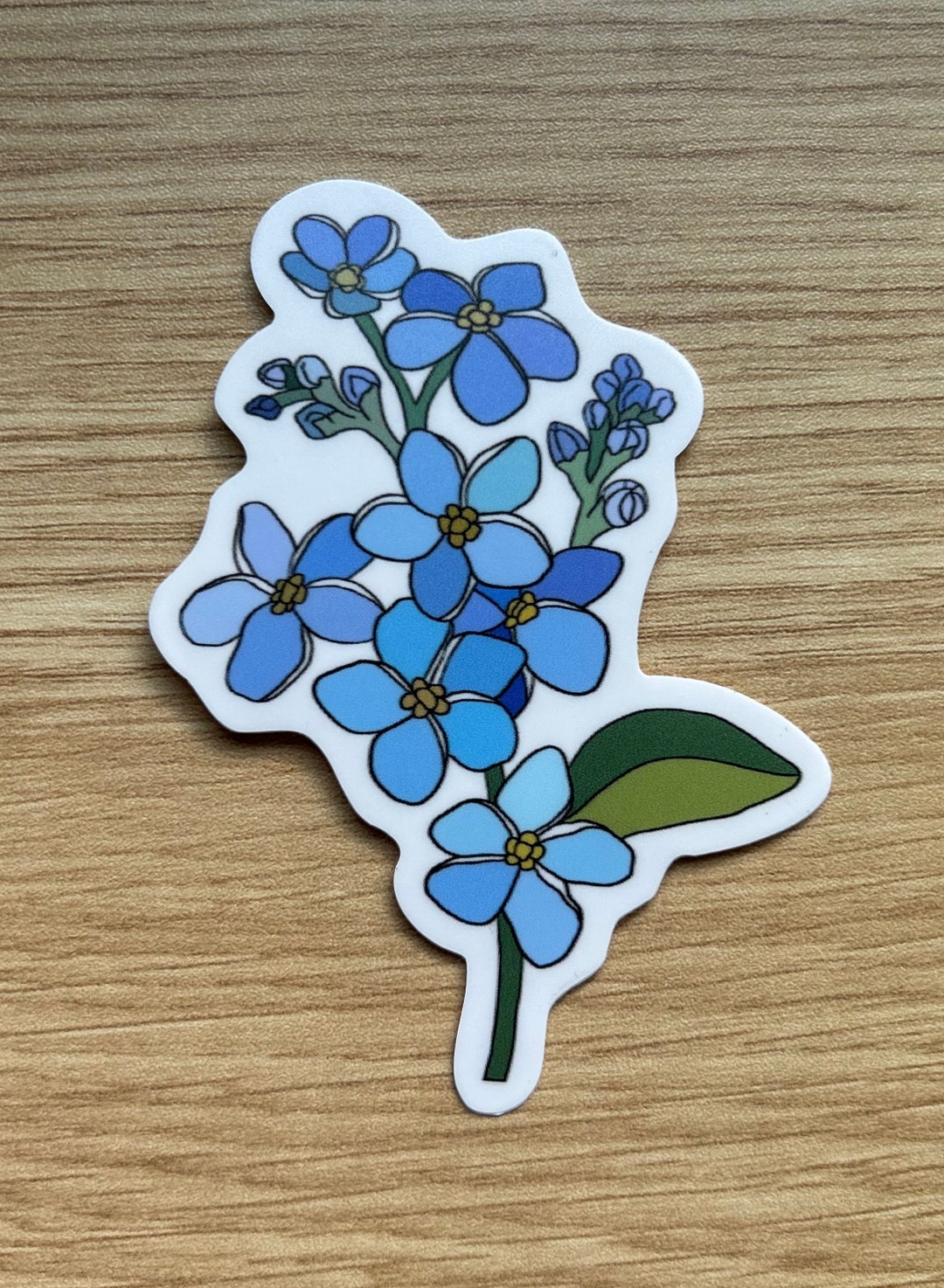 Forget-me-not Sticker - Etsy