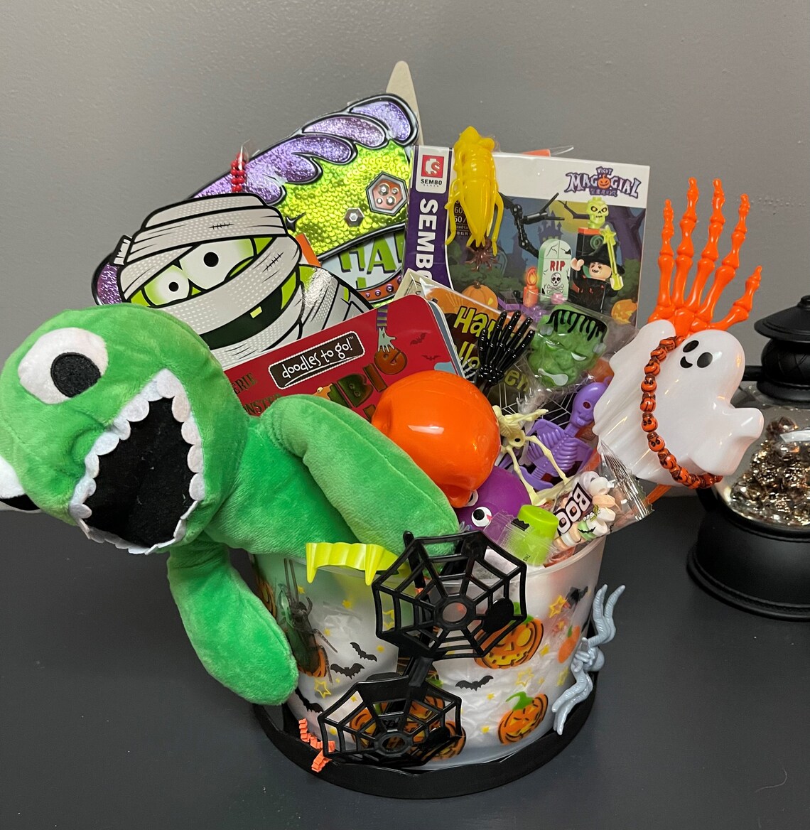 Spooky but Fun Halloween Kid's Gift Basket - Free Personalization - Etsy