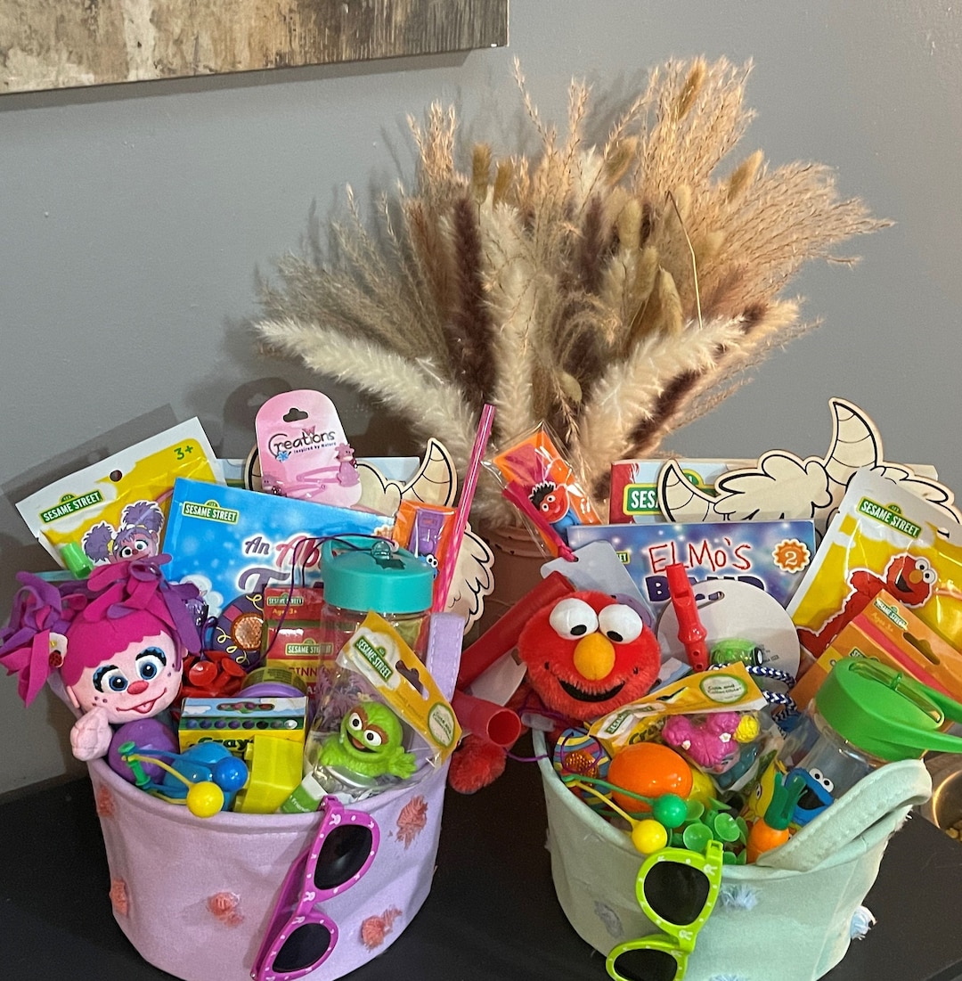 Fun Character Elmo Easter Basket - Toddler Pre-filled (filled) - Etsy