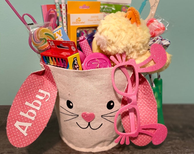 Fun Bunny Pre-filled Easter Baskets - Boy and Girl Characters (filled ...