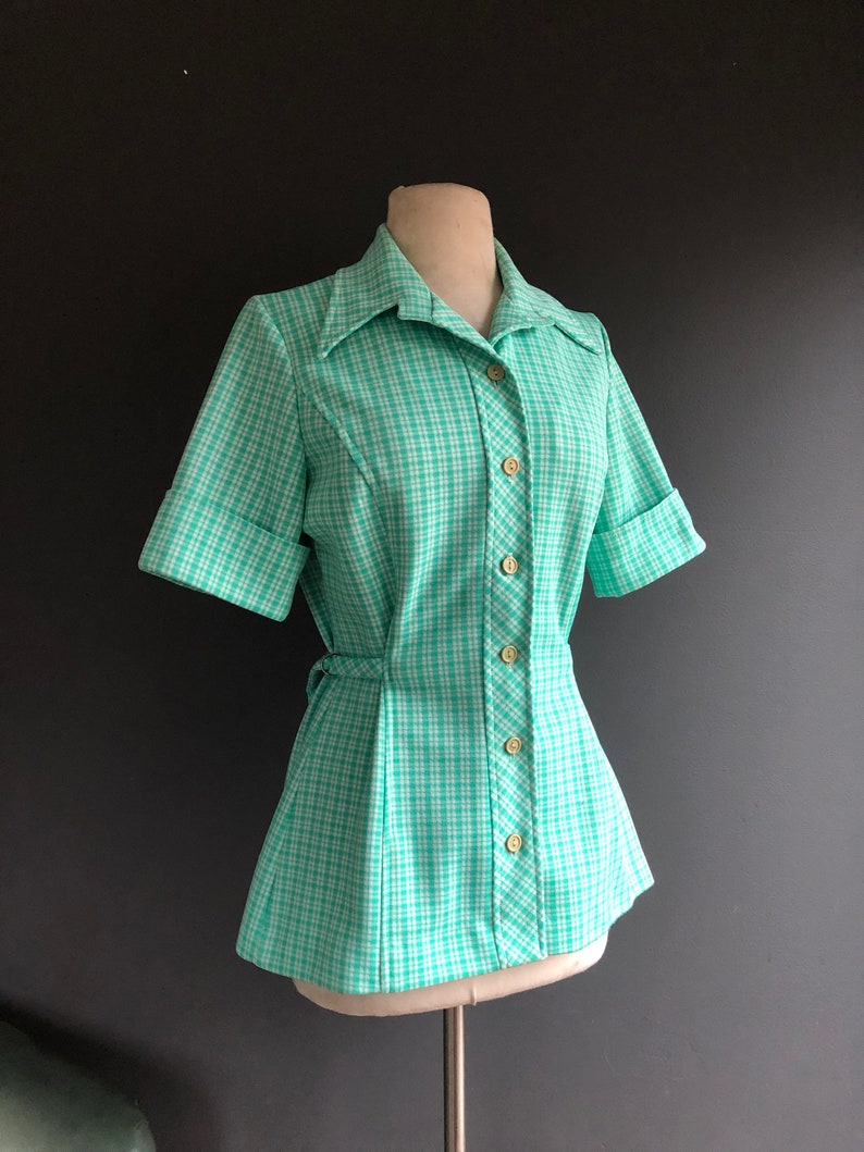 Early 1970s Checkers Top - Etsy