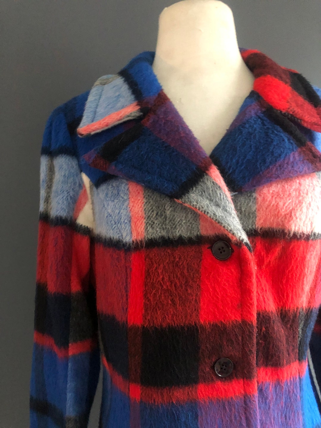 Vintage 1970s Checkers Jacket - Etsy