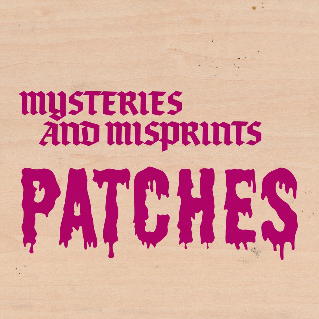 Mysteries and Misprints Patches | Sale | Punk | Cool - Etsy